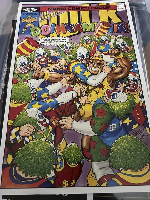 DOINK THE CLOWN Signed 11x17 WWE WWF £30.00 - PicClick UK