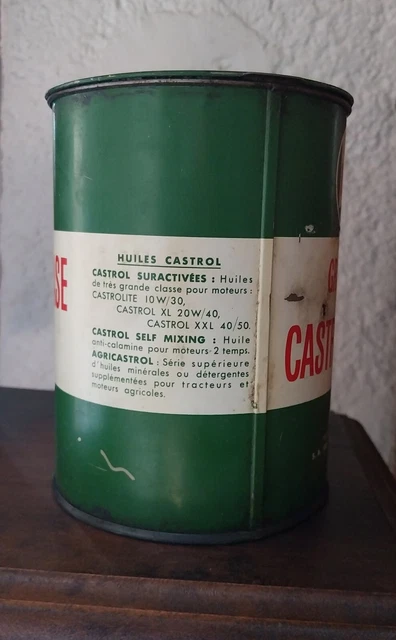 ANCIEN POT DE graisse Castrol Bidon D'huile EUR 20,00 - PicClick FR