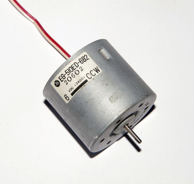 MABUCHI EG-510ED-6B2 6V DC Motor 2400rpm CCW for Cassette Deck/Player ...