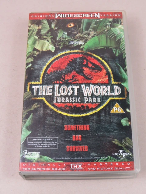 JURASSIC PARK THE Lost World VHS Tape Widescreen Universal PG 1997 £4. ...