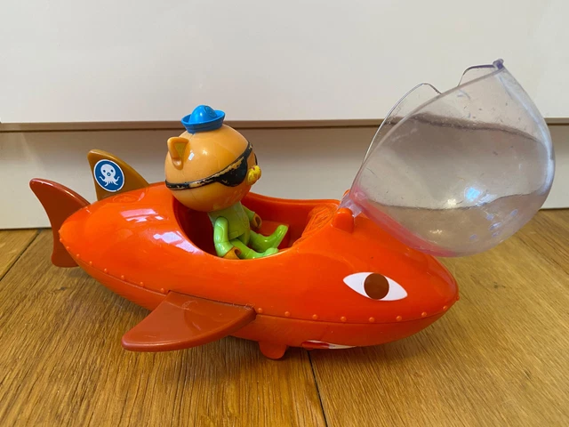 OCTONAUTS RED SHARK Flying Fish Vehicle GUP B & Kwazii Action Toy ...