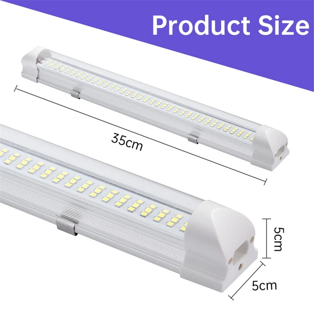 8X 9W LED Streifen Leuchte Röhre 108 LEDs Auto Van VOLT Stablampe ...