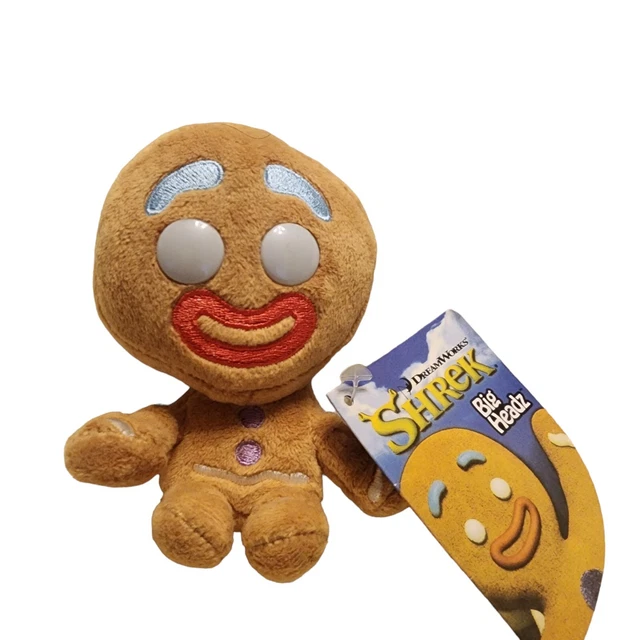 DREAMWORKS GINGY FROM Shrek Big Head Plush 4" Stuffed Toy Factory ...