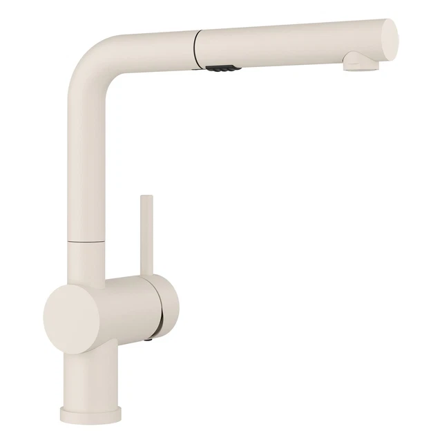BLANCO 526963 LINUS Low-Arc Pull-Out Dual Spray Kitchen Faucet, 1.5 GPM ...