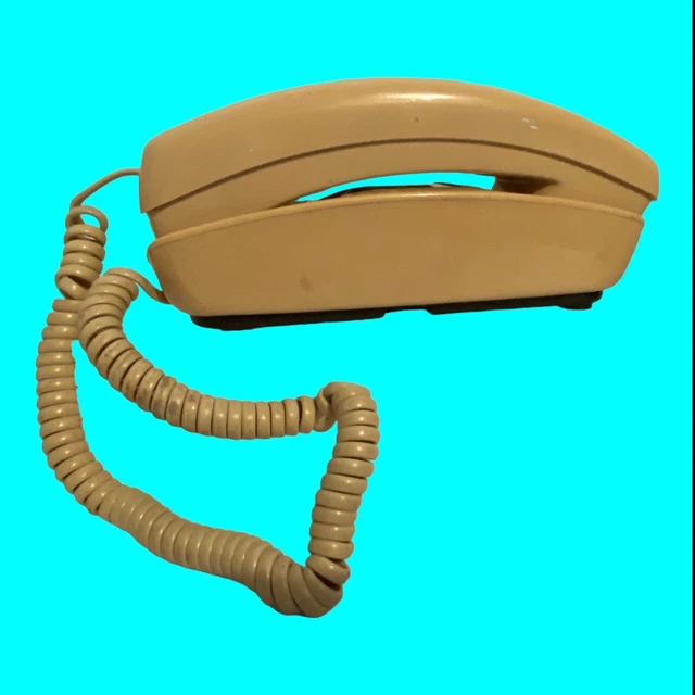 VINTAGE RETRO LANDLINE Desktop Yellow Pac Tel Princess Push Button ...