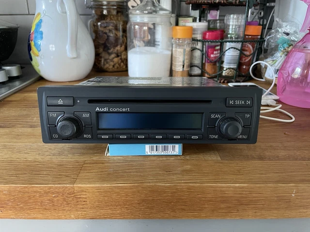 GENUINE AUDI TT Mk1 Concert CD Player*Radio*Headunit*BOSE*Stereo*CODE Inc*MINT* £229.95 ...