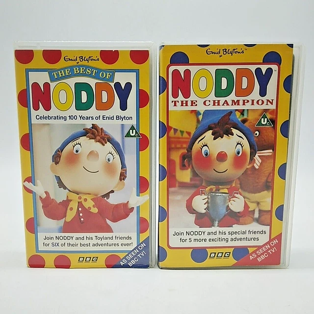X2 BBC NODDY VHS/Videos The Very Best Of Noddy & Noddy The Champion ...