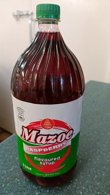 MAZOE FLAVOUR SYRUP 2L Raspberry £12.24 - PicClick UK