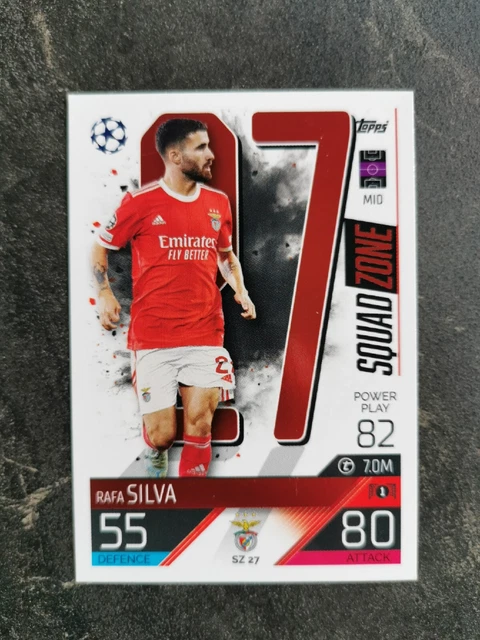 TOPPS MATCH ATTAX UCL Extra 2022/23 Squad Zone Benfica SL Rafa Silva SZ27 EUR 1,00 - PicClick IT