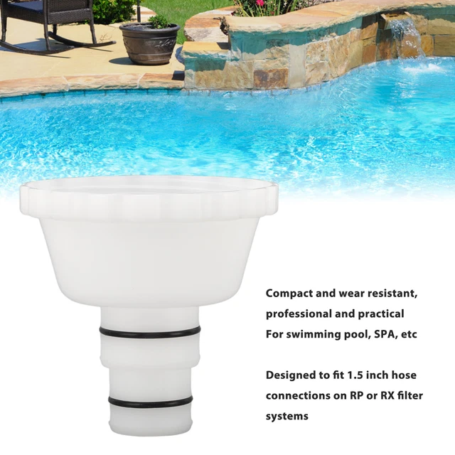 POOL VACUUM HOSE Adapter Plastic Hose Adapter Skimmer Durable Spa ...
