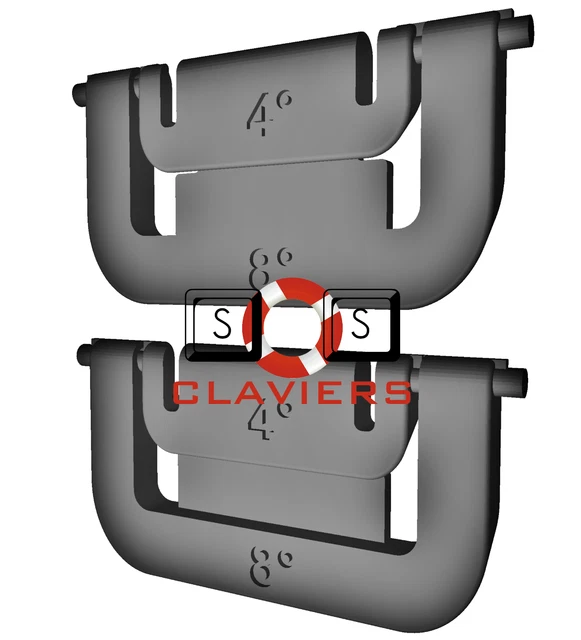 LOGITECH G715 LIGHTSPEED Wireless Keyboard Spare Replacement Leg Stand ...