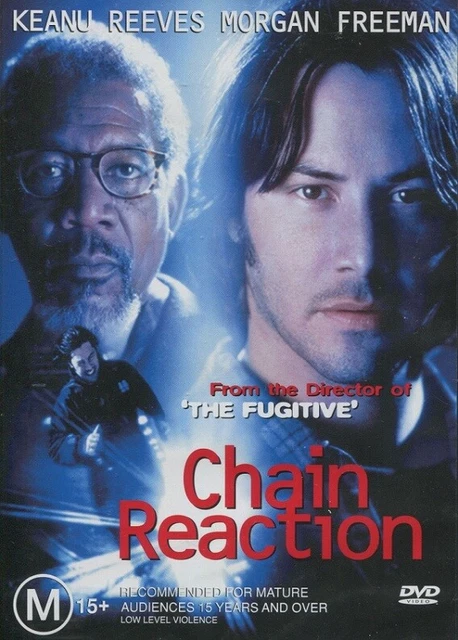 CHAIN REACTION KEANU REEVES Morgan FREEMAN Rachel WEISZ Action Sci-Fi ...