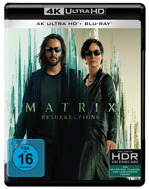MATRIX RESURRECTIONS (4K Ultra HD) (+ Blu-ray 2D) (4K UHD Blu-ray) EUR ...