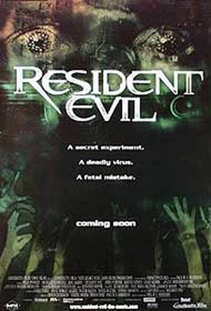 RESIDENT EVIL (GREEN Advance) Original Movie Poster $39.46 - PicClick AU