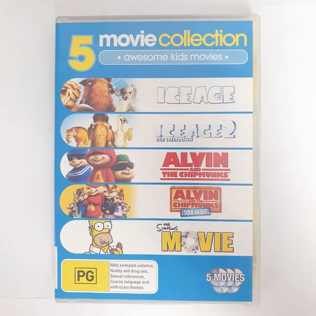 ALVIN AND THE Chipmunks/Ice Age/Ice Age: The Meltdown (Blu-ray ...