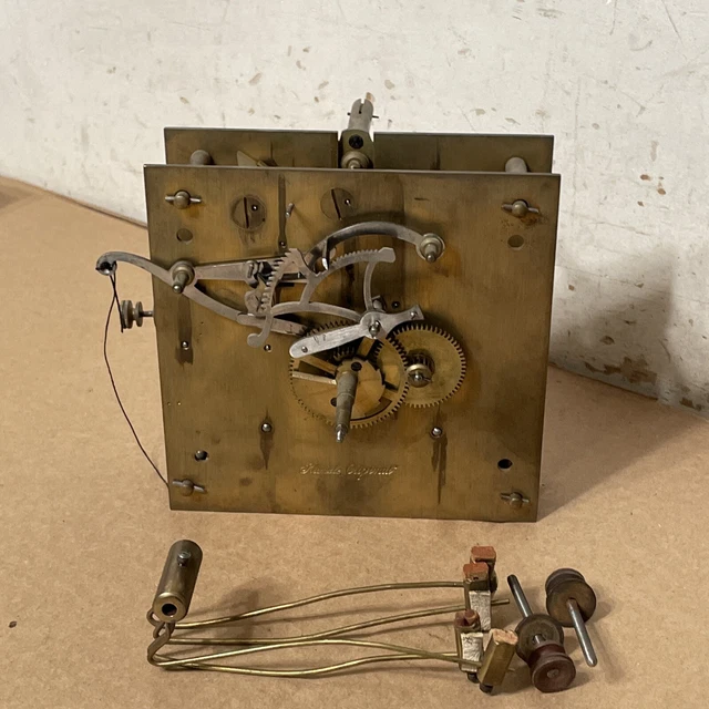 ANTIQUE KIENZLE “ORIGINAL” Grandfather Clock Movement Parts Colonial ...