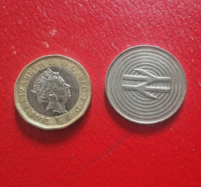 VINTAGE BRITISH RAIL BR Staff Car Park Token £4.99 - PicClick UK