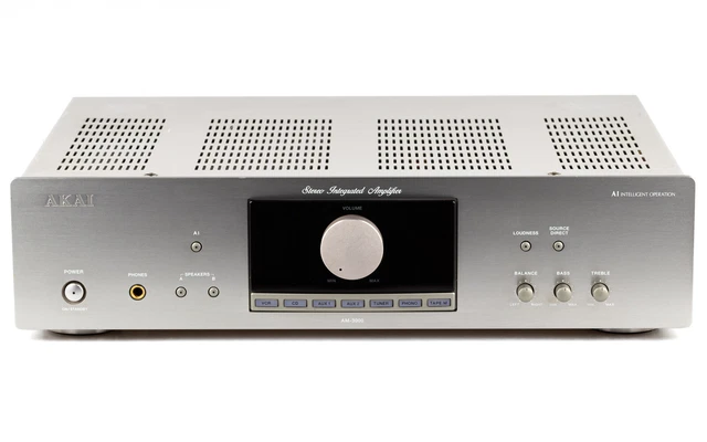 AKAI AM-3000 PHONO Amplificateur Complet Argent / Révisé 1 An De ...