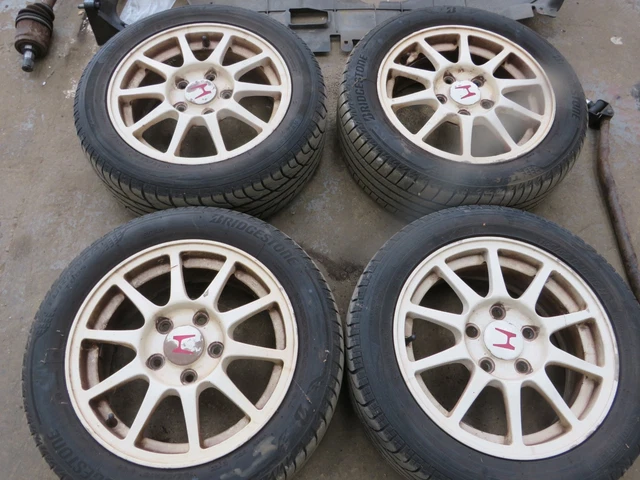 HONDA INTEGRA TYPE R DC2 B18C6 UKDM RHD ENKEI LIGHTWEIGHT ALLOY WHEELS ...