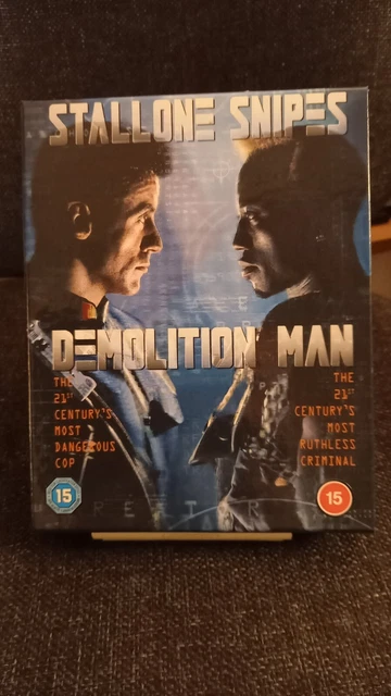 DEMOLITION MAN STEELBOOK Blu ray box set. HMV Sylvester Stallone ...