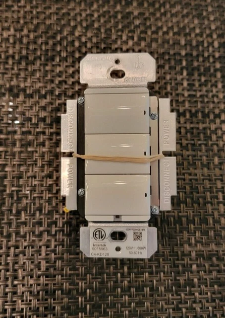 CONTROL4 C4-KD120-WH (WHITE) Control 4 KD120 Adaptive Phase Keypad ...