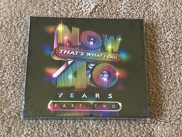 NOW THATS WHAT I Call 40 Years (Part Two) CD. Brand New & Still Sealed ...
