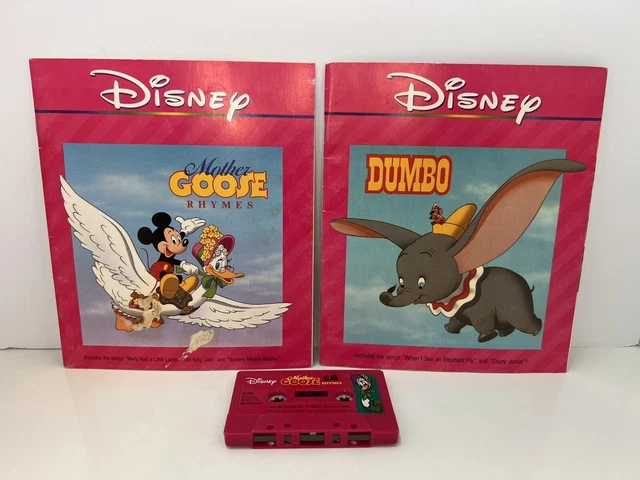 DISNEY’S READ ALONG With Cassette Dumbo & Mother Goose Rhymes 1990 £11. ...