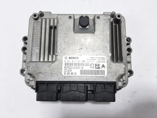 PEUGEOT 3008 1.6 Moteur HDI Unité Contrôle ECU 9666986680 1.60 Diesel ...