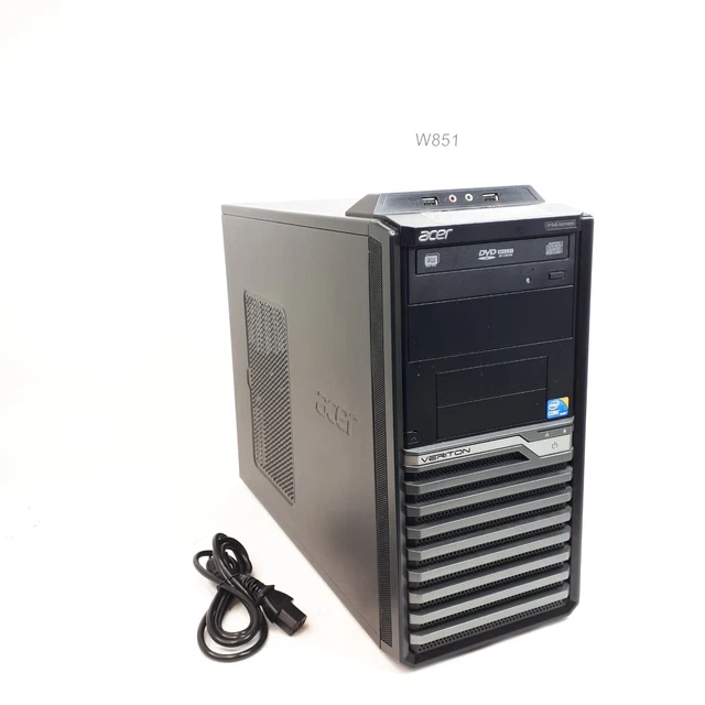 ACER VERITON M4630G Tower Desktop i3-4150 4GB 1TB DVD Win 10 Pro W851 ...