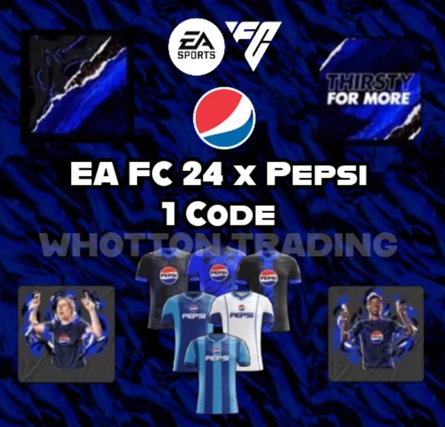 PEPSI MAX FIFA 24/EA FC 24 PEPSI 1 codici Ultimate team 75+valutato EUR ...