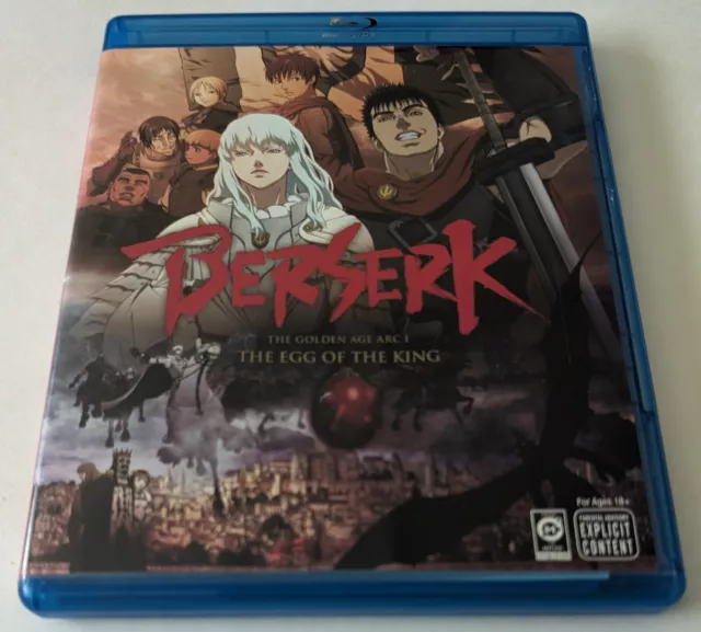 BERSERK - THE Golden Age Arc I: The Egg of the King (Blu-ray, 2012) $41 ...
