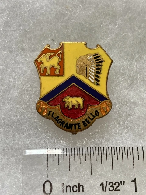 AUTHENTIC US ARMY 83rd Field Artillery Regiment DI DUI Unit Insignia P ...