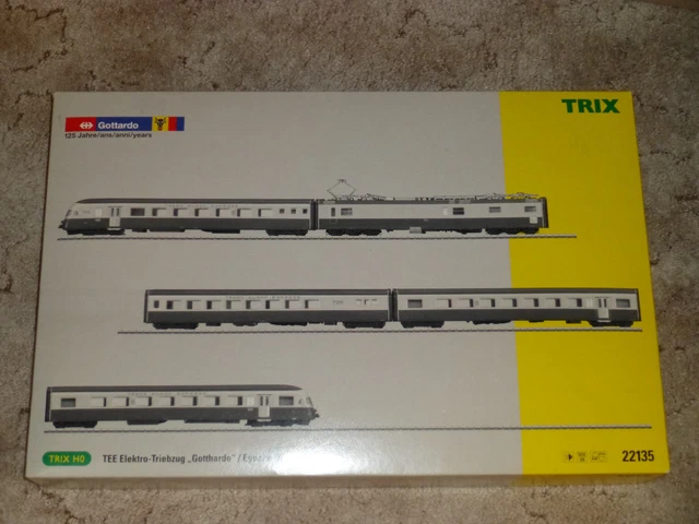 TRIX 22135 ELEKTRO-TRIEBZUG TEE Gottardo SBB H0 1:87 digital DC ...