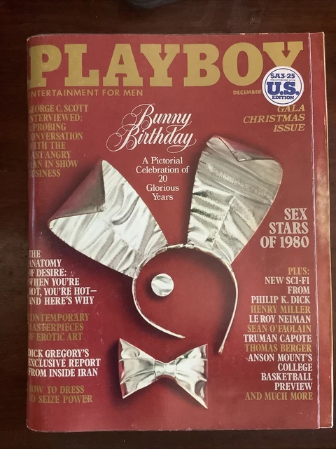 PLAYBOY MAGAZINE DECEMBER 1980 Terri Welles 20 Years Of Bunnies George ...