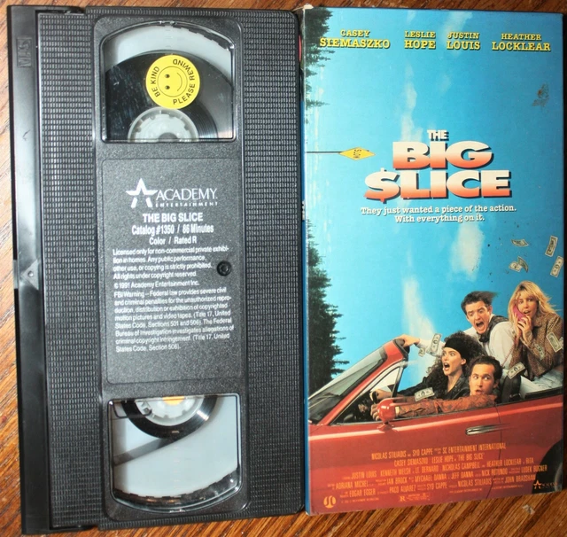 THE BIG SLICE (vhs) Heather Locklear, Casey Siemaszko. Good Cond. Rare ...