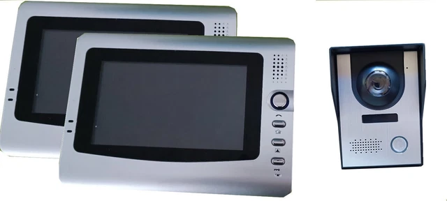 VIDEOCITOFONO VIDEO CITOFONO monitor lcd 7" vivavoce 4 fili singolo ...