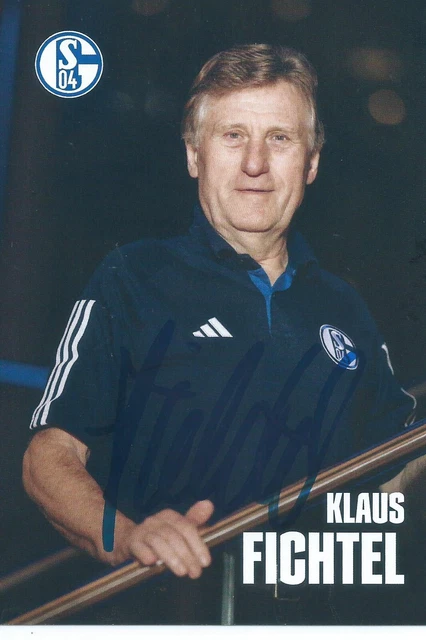 KLAUS FICHTEL Schalke 04 23/24 2023/24 DFB Traditionself RAR WM EUR 1 ...