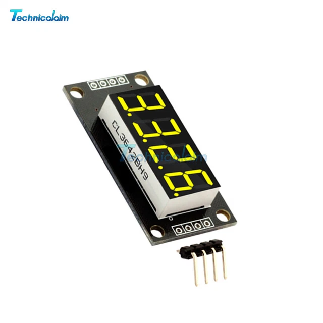 TM1637 0.36&& 7-SEGMENT Display 4-Digit LED Clock Digital Tube Module ...