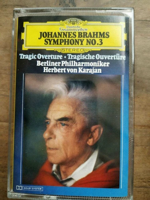 BRAHMS SYMPHONY NO 3 - Herbert von Karajan/ Cassette Audio Deutsche Grammophon EUR 7,50 ...