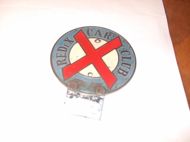 VINTAGE REDEX CAR CLUB CAR BADGE 1940/50/60's? £50.00 - PicClick UK