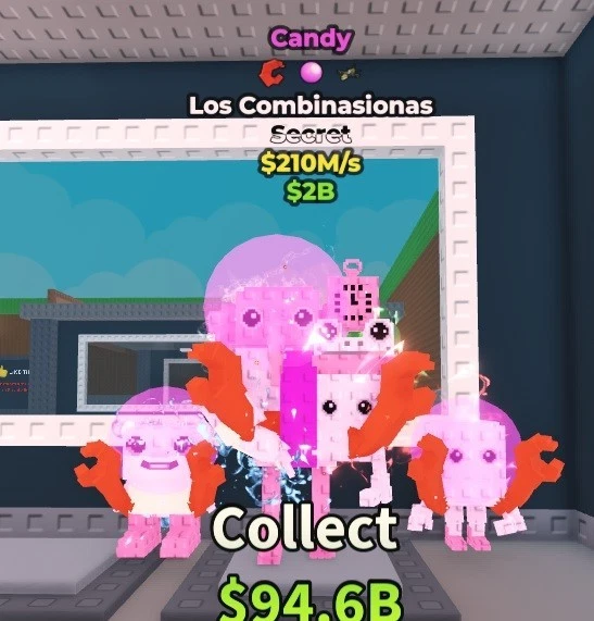 STEAL A BRAINROT Candy Secret Los Combinasionas 3 Mutations $210 M/s ...