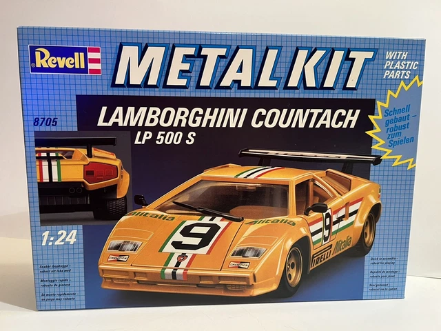 LAMBORGHINI COUNTACH LP 500 S Metal Kit Revell 8705 Maßstab 1:24 TOP ...
