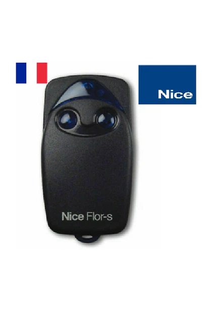 NICE FLO2R-S FLOR S - Télécommande portail / garage 2 canaux 433,92 MHz ...