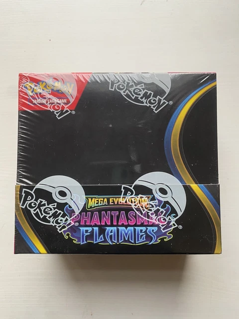 POKEMON TCG MEGA Evolution Phantasmal Flames Booster Box (36 Packs ...