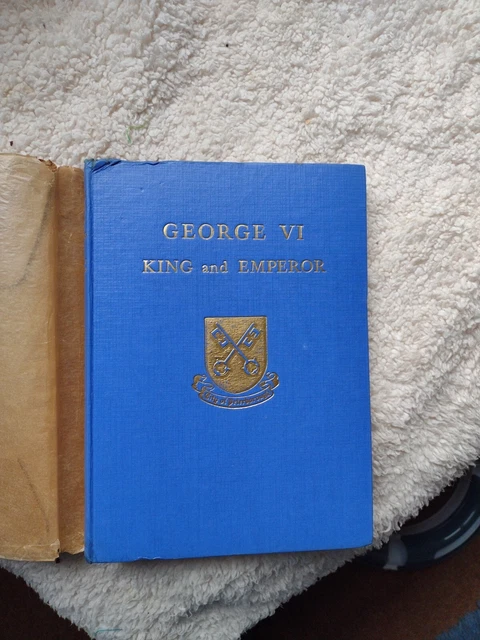 VINTAGE GEORGE VI King and Emperor - Souvenir Coronation Hardback Book ...