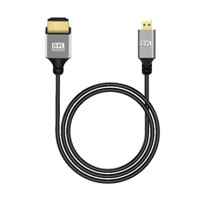 8K HD SLIMLINE Micro Compatible-HDMI Camera Ultrabook Monitor Cable $16 ...