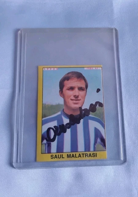 FIGURINA CALCIATORI PANINI 1966/67 Saul Malatrasi,Autografata EUR 1,00 ...