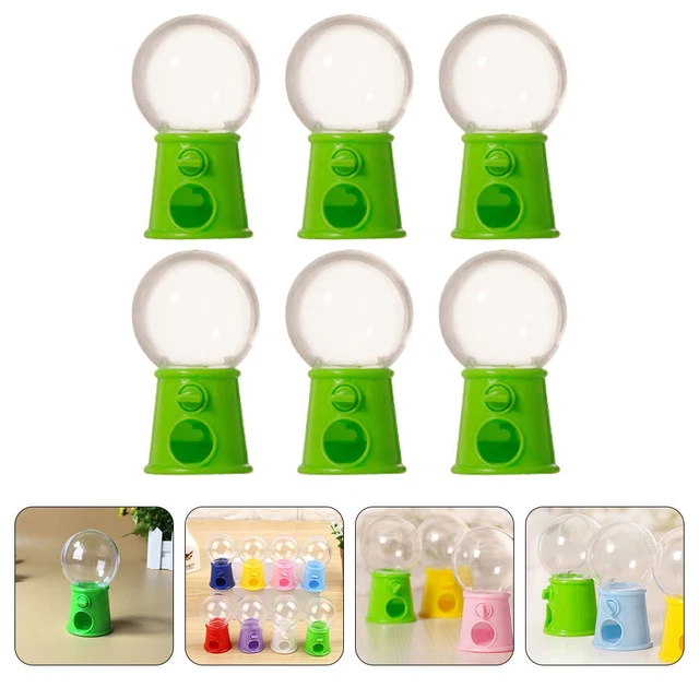 6PCS KIDS MINI Gumballs Machines Candy Box Candy Dispenser Candy ...