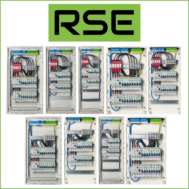 RSE SUBDISTRIBUTION WIRED fuse box flush-mounted surface-mounted hollow ...