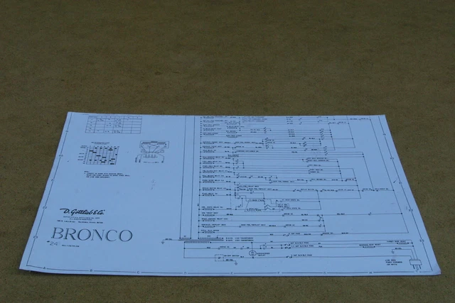 SCHEMA DE FLIPPER Gottlieb Bronco EUR 17,70 - PicClick FR